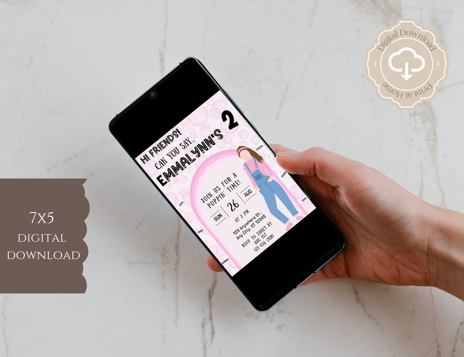 Ms. Rachel Birthday Invitation, Icky Sticky Bubblegum Digital ... Ms. Rachel Birthday Invitation, Icky Sticky Bubblegum Digital ...
