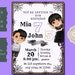 Enid Birthday Invitation, Addams Family Digital Invitation, Enid ...