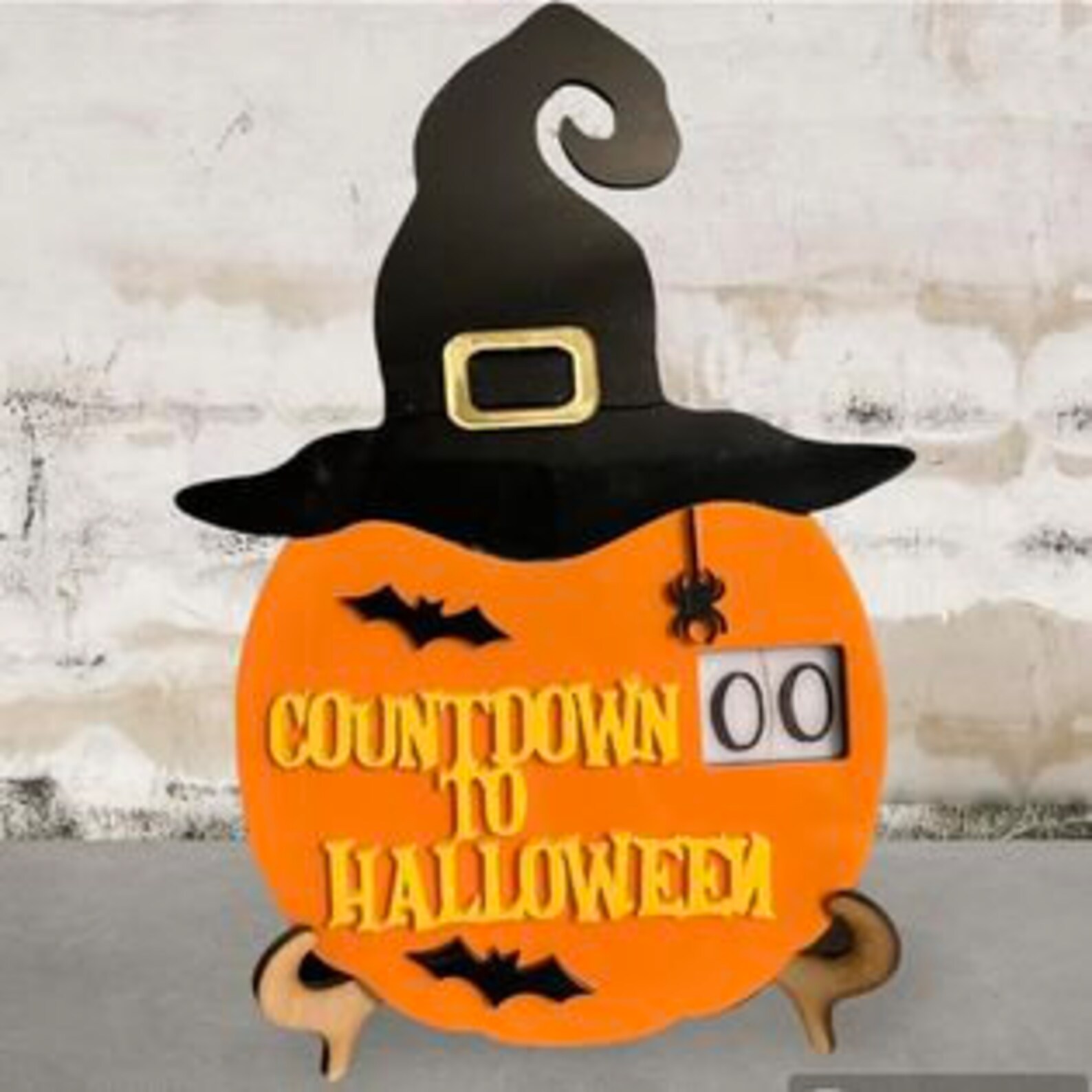 Halloween Countdown Pumpkin Countdown Pumpkin Decoration Halloween ...