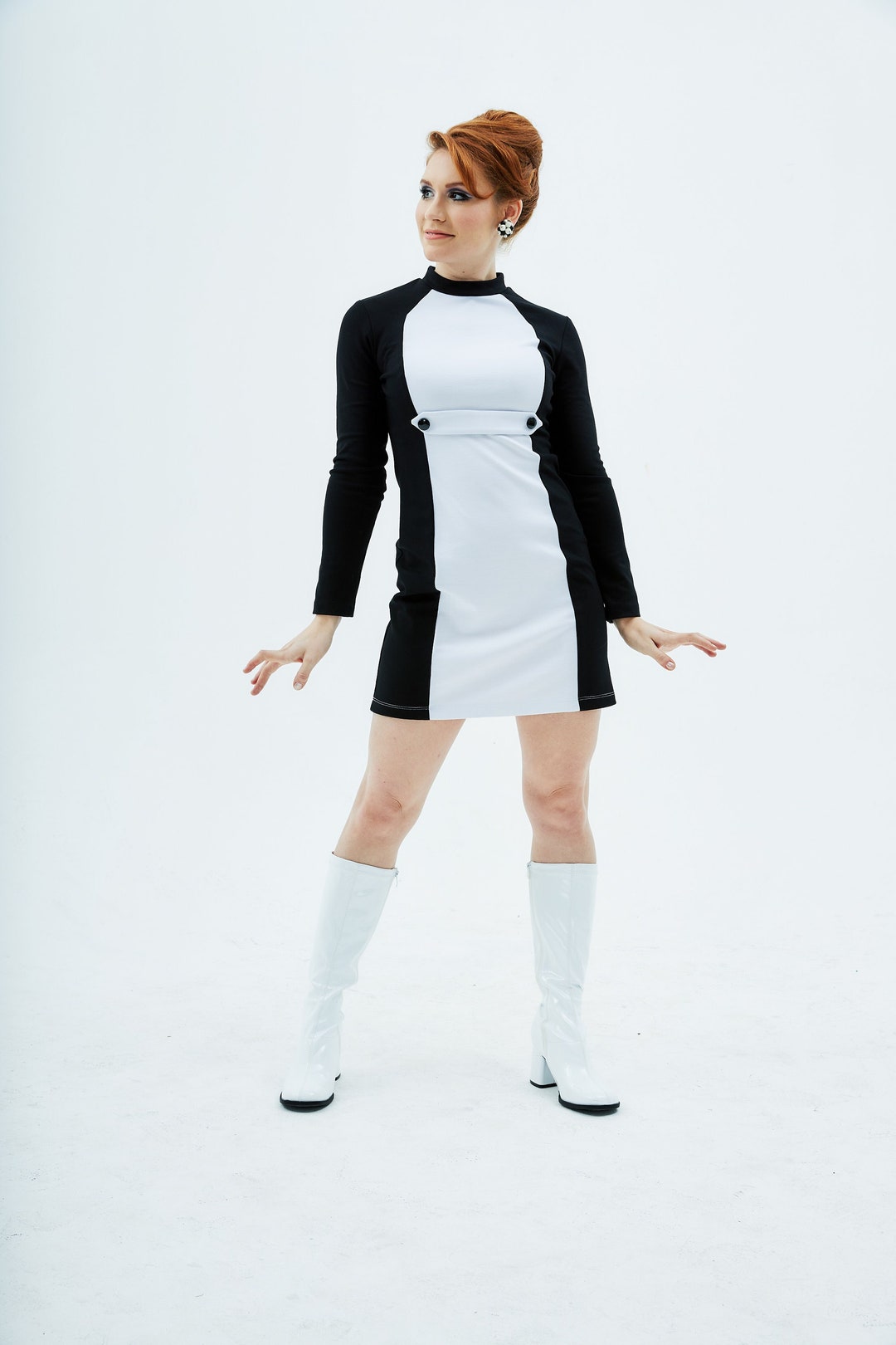 ANDRE Herbst Edition 1960er Jahre Mod Space Age Inspiriert Schwarz und ...