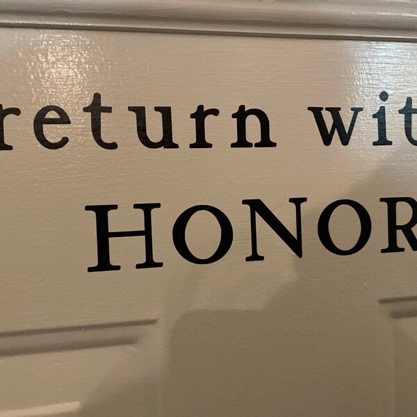 Returned With Honor - Etsy