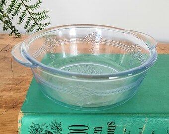 Fire King Blue Bowl - Etsy