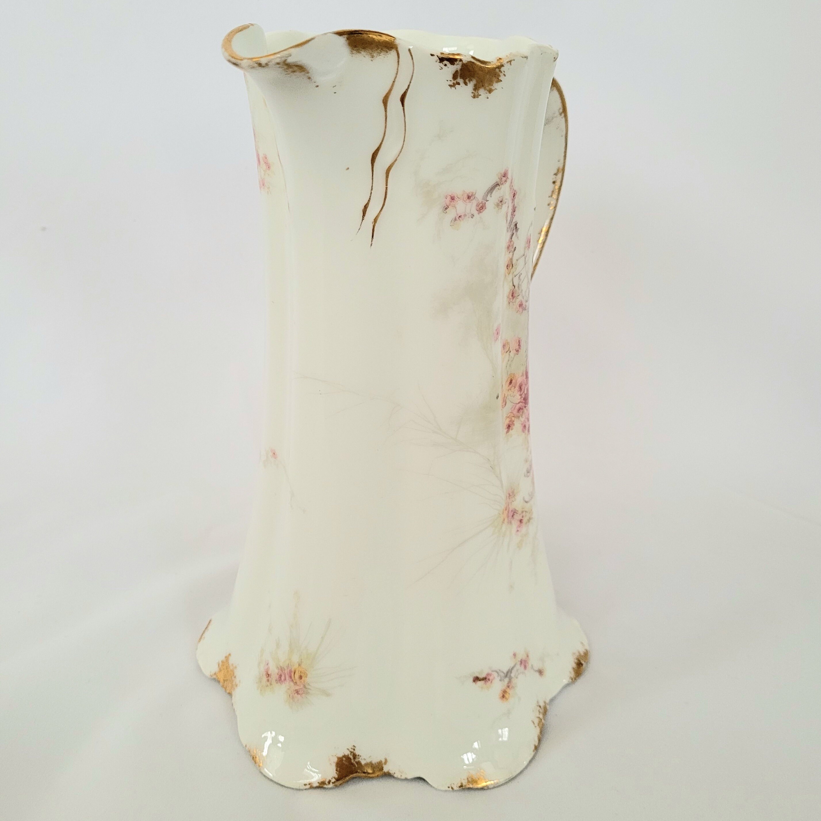 Vintage Haviland & Co. Schleiger Pattern Ceramic Floral Pitcher - Etsy