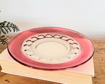 Indiana Glass Clear Plate - Etsy