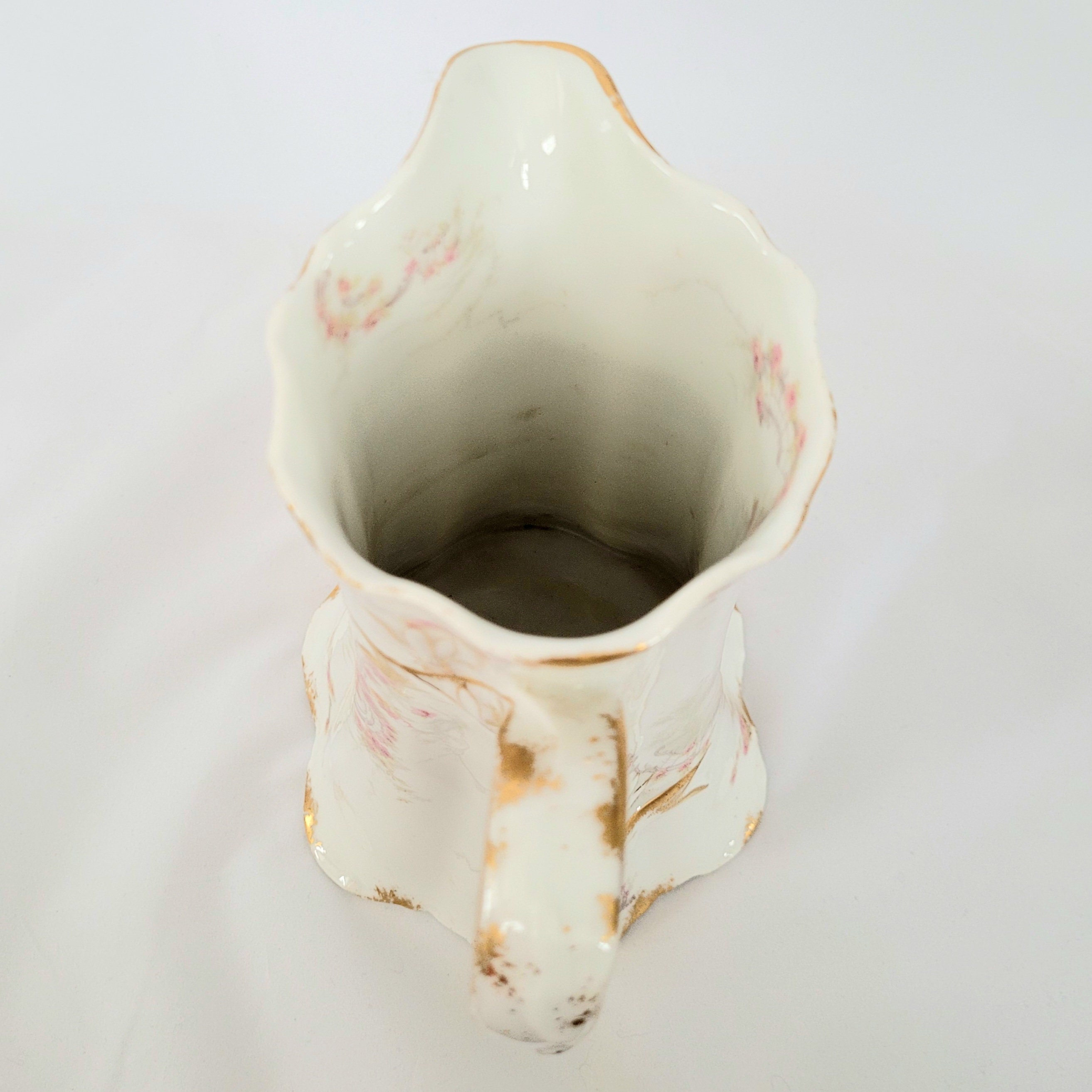Vintage Haviland & Co. Schleiger Pattern Ceramic Floral Pitcher - Etsy