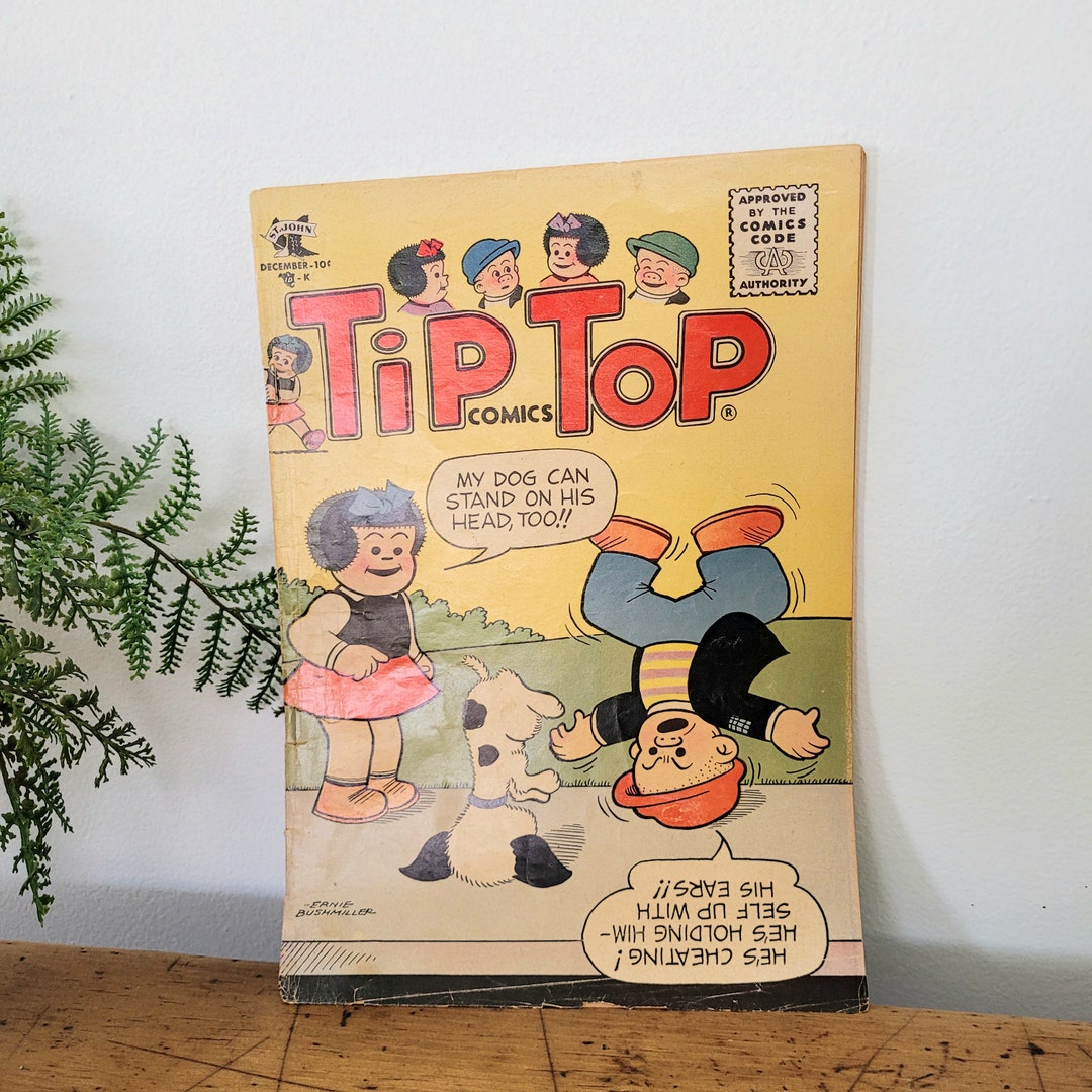 Vintage Tip Top Comics #205 1956- Nancy- Ernie Bushmiller- Peanuts ...