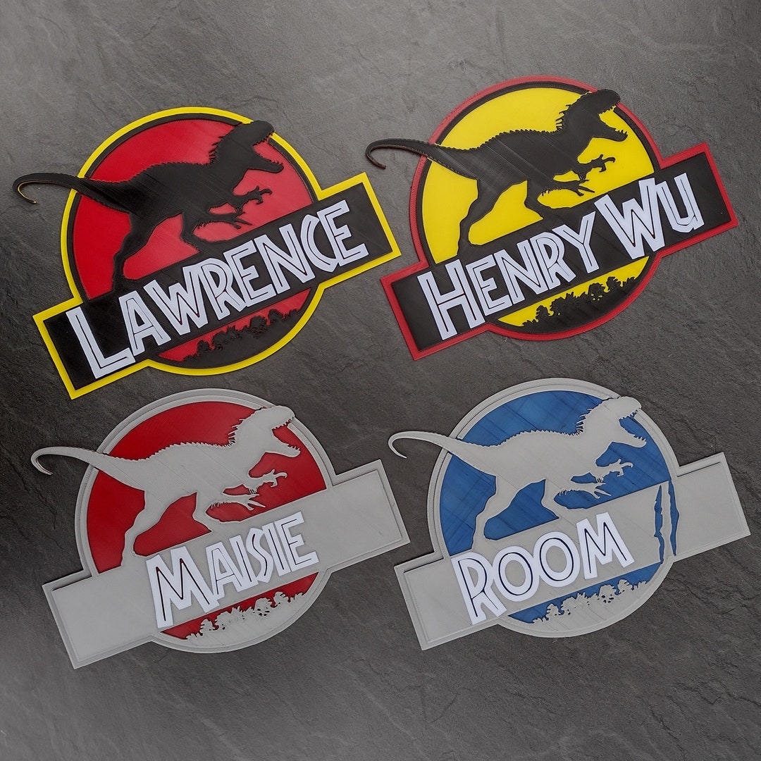 Jurassic Park/world Door Sign INDORAPTOR, NEW DESIGN, Various Colours ...