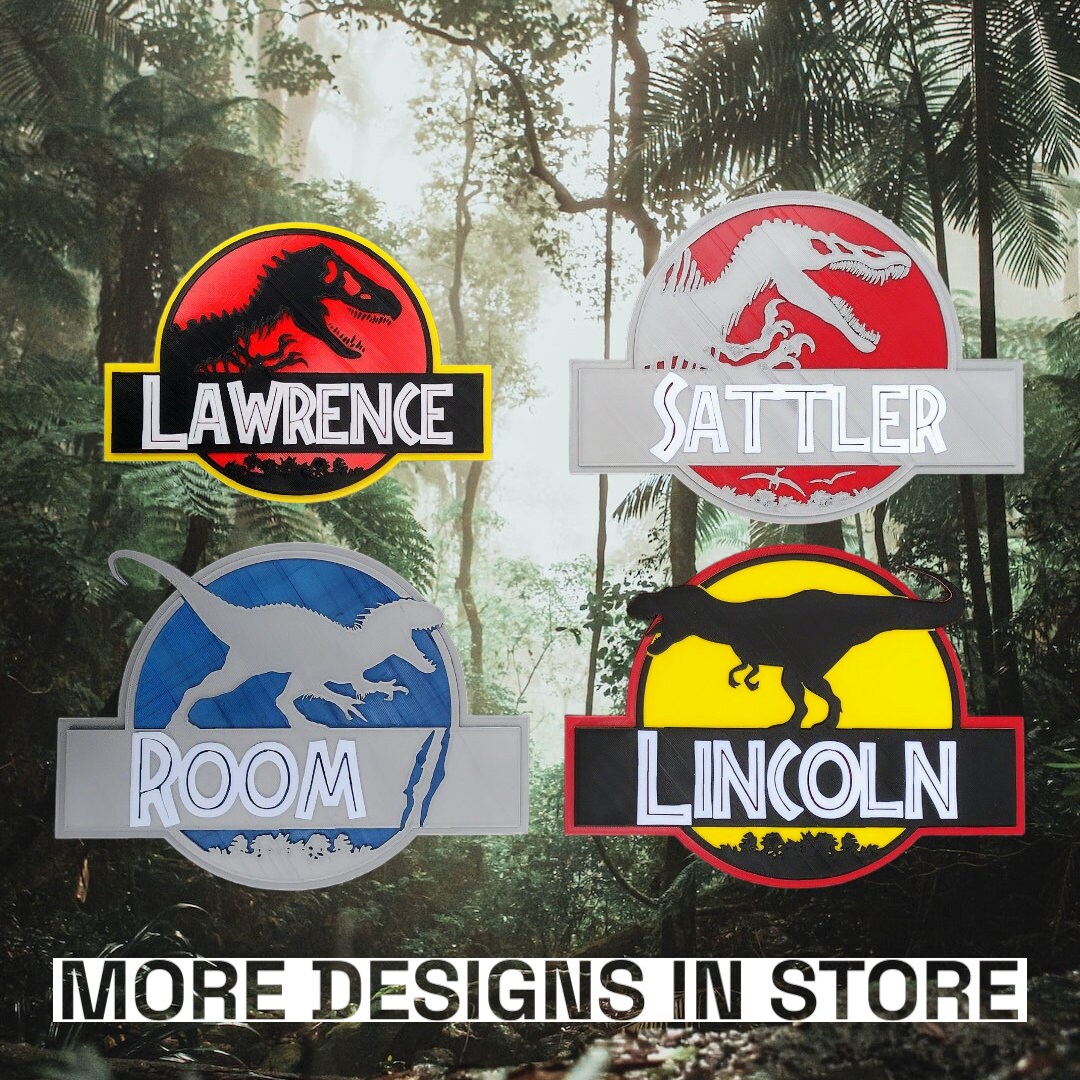 Jurassic Park/world Door Sign INDORAPTOR NEW DESIGN - Etsy
