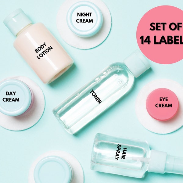 Toiletries Labels - Etsy