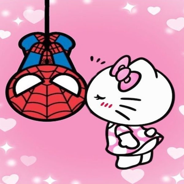 Spiderman Kitty Etsy