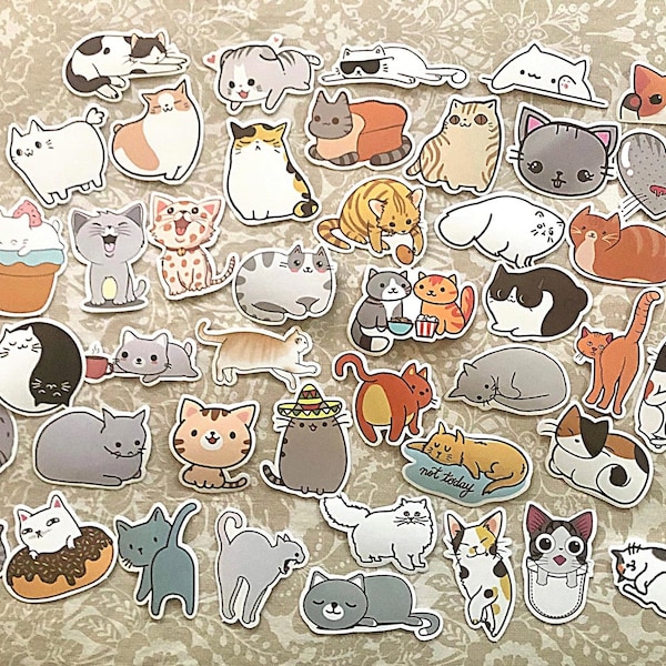 Cat Sticker - Etsy