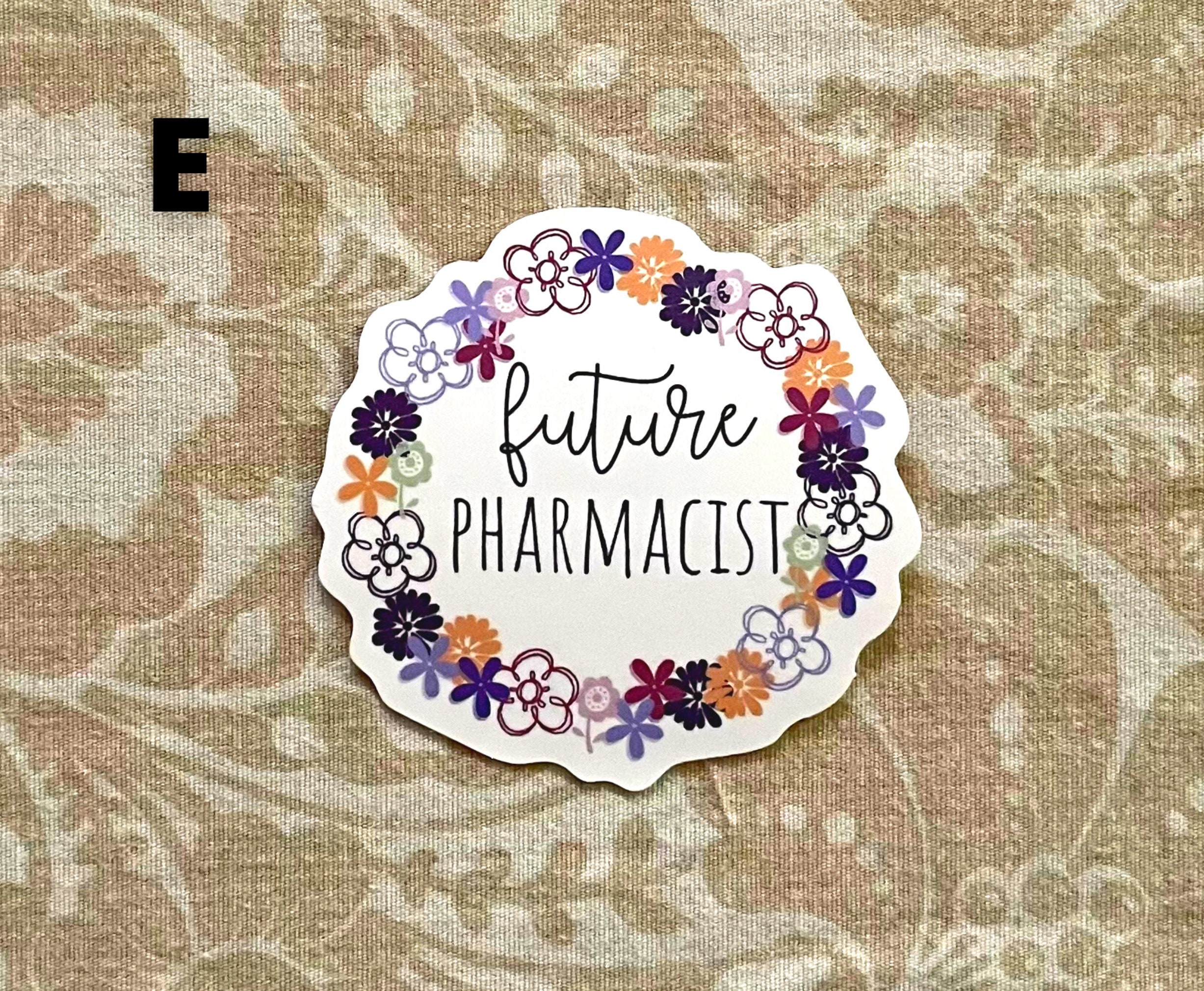 Future Pharmacist Stickers, Pharmacy Stickers, Future Pharmacist, Vinyl ...
