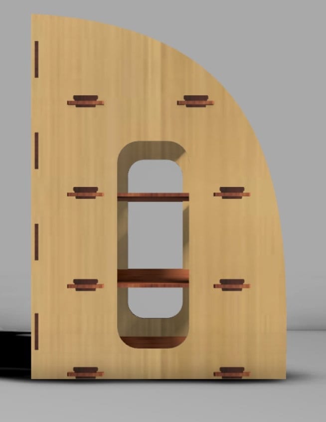 Laser Cut Desktop Paper Organizer Cdr/pdf/eps/ai - Etsy