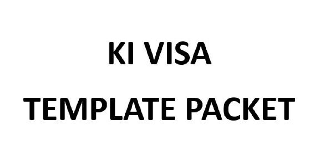 K1 Visa Packet Template | Fiancé Petition Organizer | USCIS Application ...