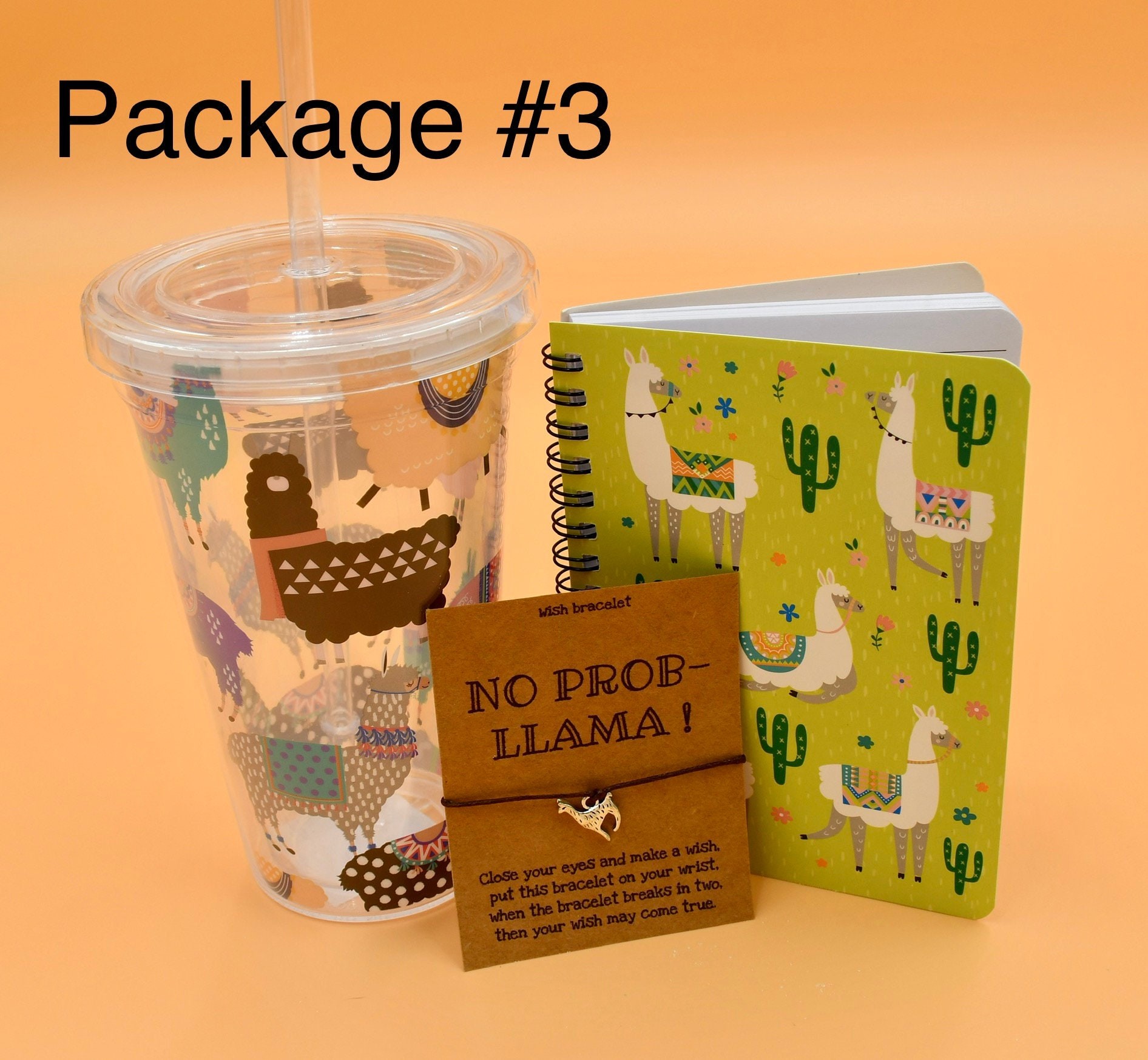 Birthday Gift, Llama Birthday Gift, Birthday Package, Happy Birthday - Etsy