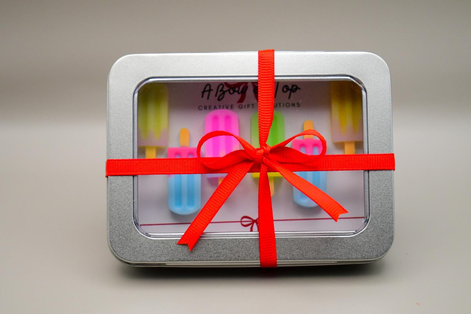 Popsicle Magnets or Push Pins + Tin Box | Cute Magnets | Food Magnets ...