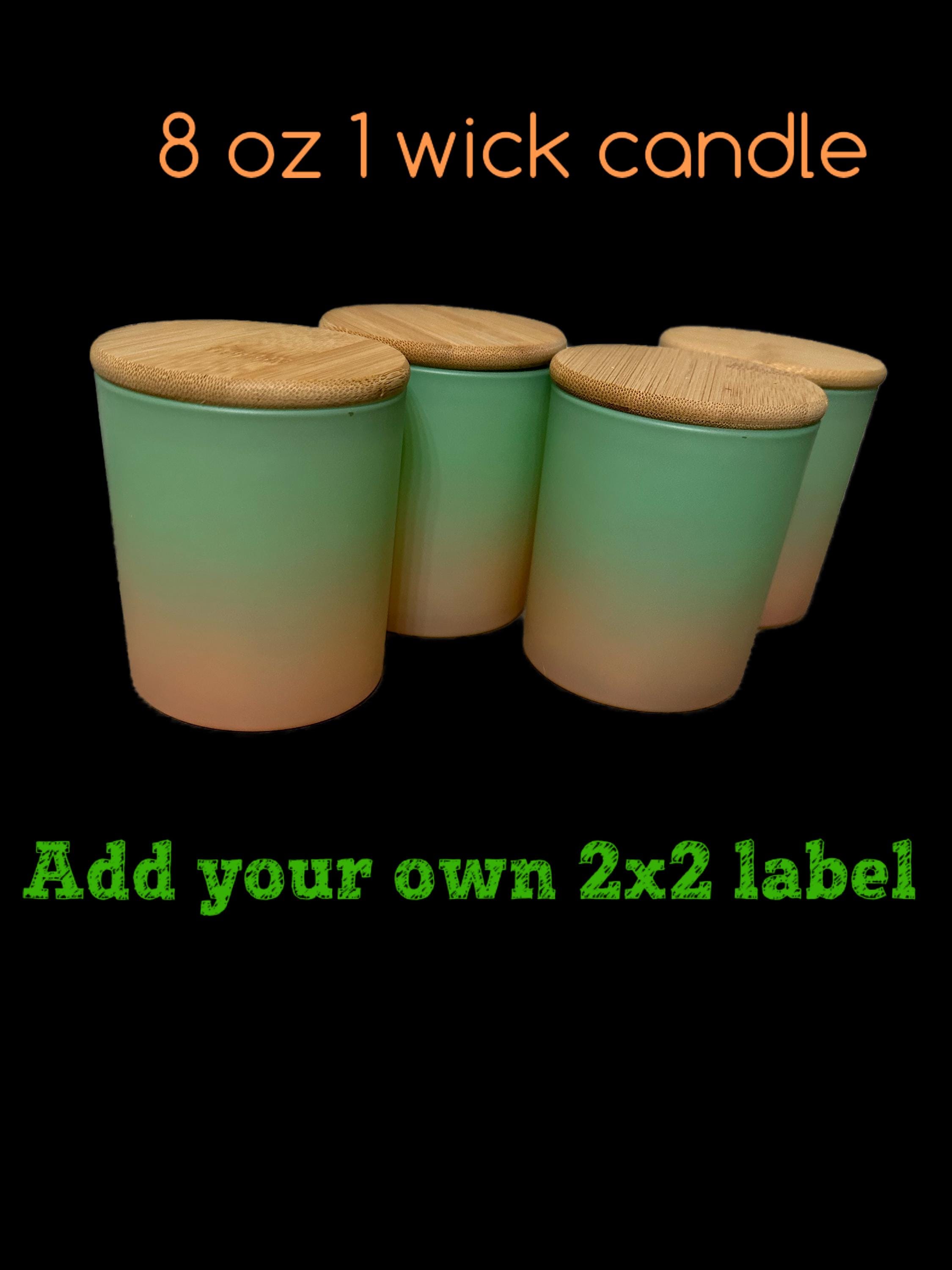 No Label Bulk 8oz Candles Set of 4 Private Labels No Labels Soy Candles ...