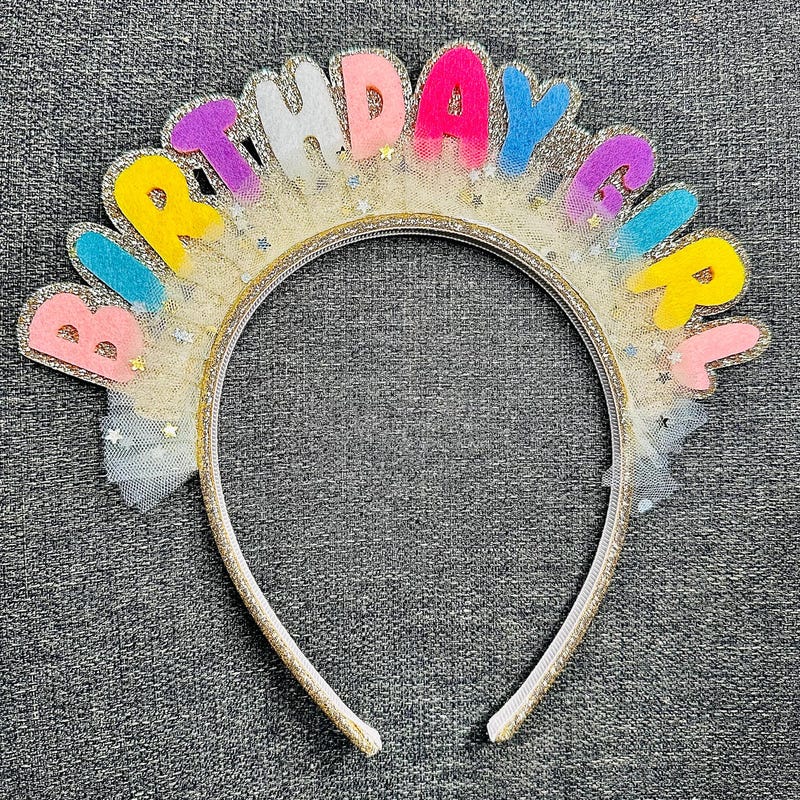 Happy Birthday Headband - Etsy