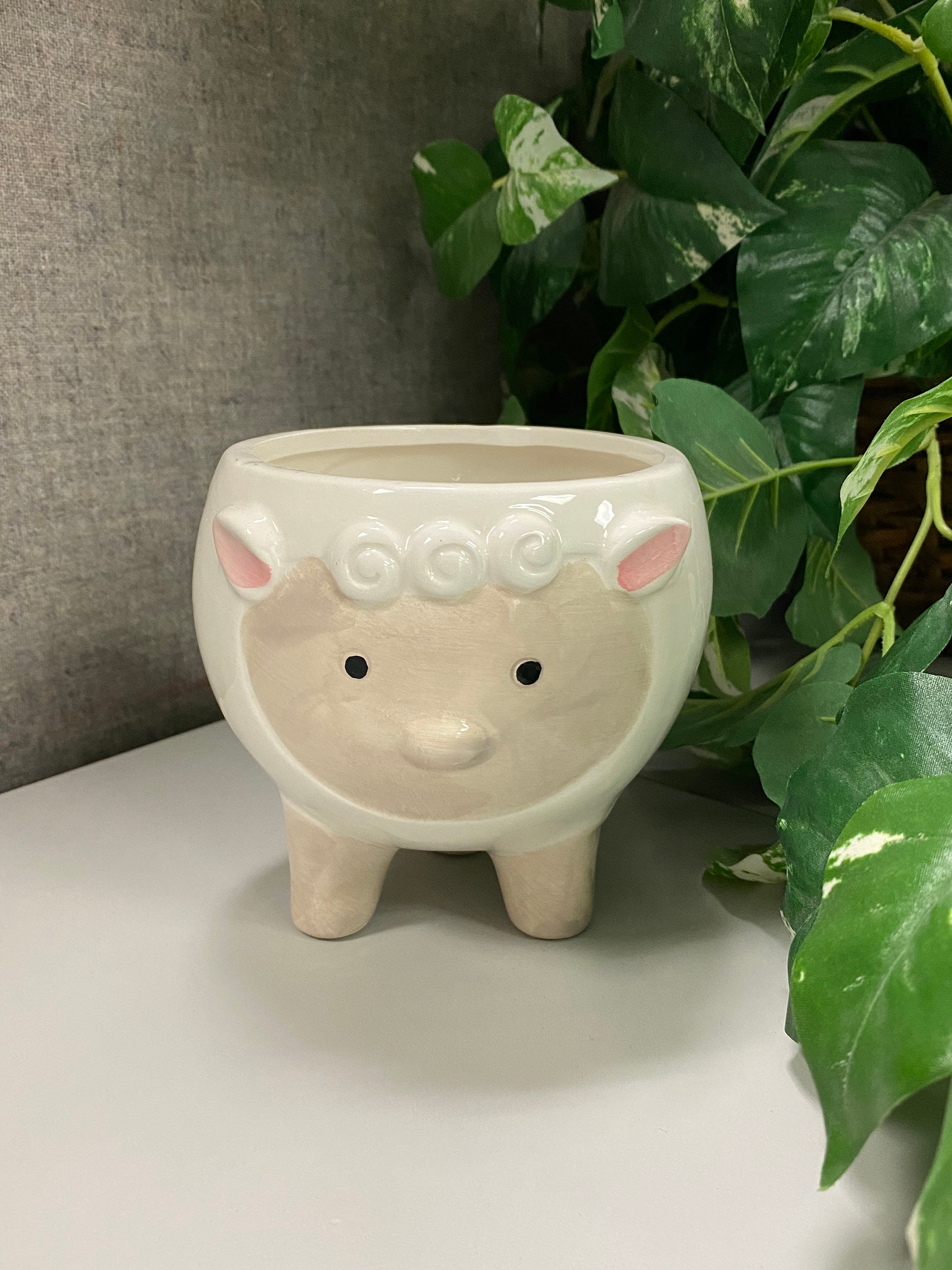 Farm Animal Planter Cow and Sheep or Lamb Planter 2 - Etsy