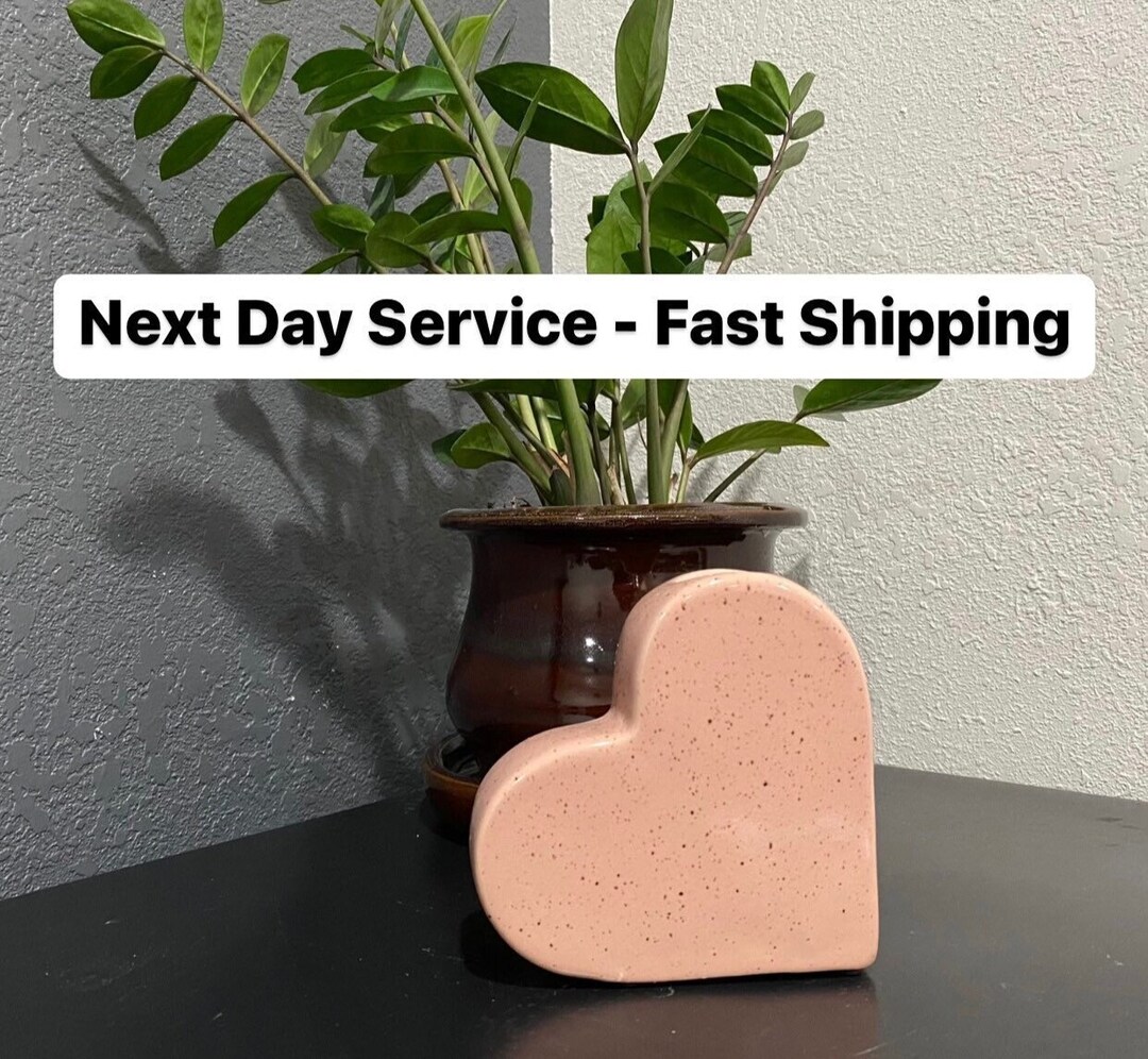 Sideway Heart VASE for Stem Flowers Valentine's Day - Etsy