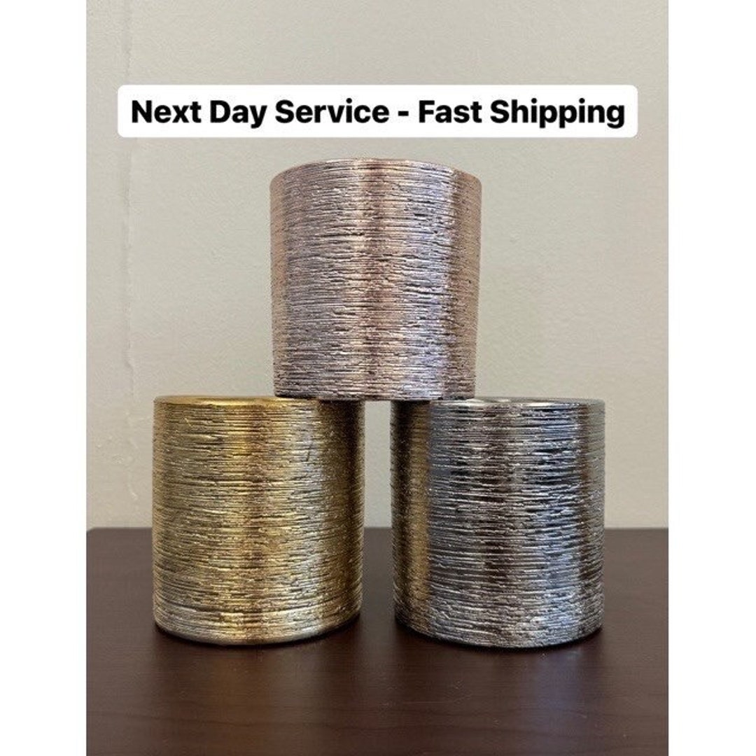 CYLINDER Etched Pot, Round Ceramic Vase for Succulents/flowers, Planter ...