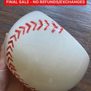 Baseball Ceramic Planter Softball Flower Pot Bowl for Garden - Etsy