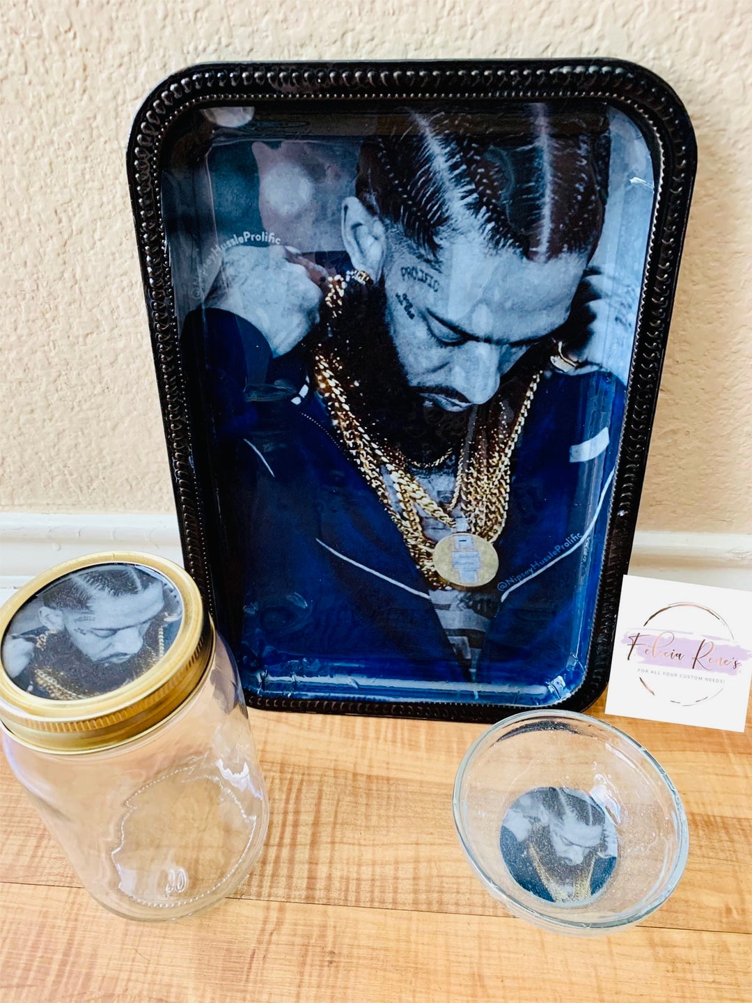 Custom Rolling Tray Only Round Trays Available - Etsy