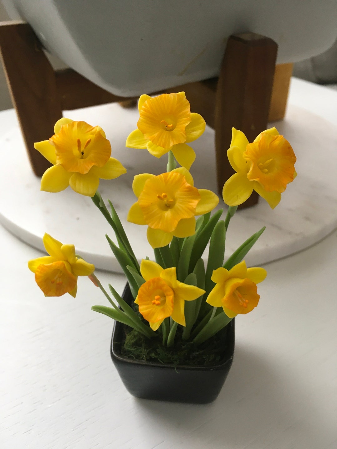 Handmade Polymer Clay Daffodils - Etsy