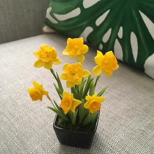 Handmade Polymer Clay Daffodils - Etsy