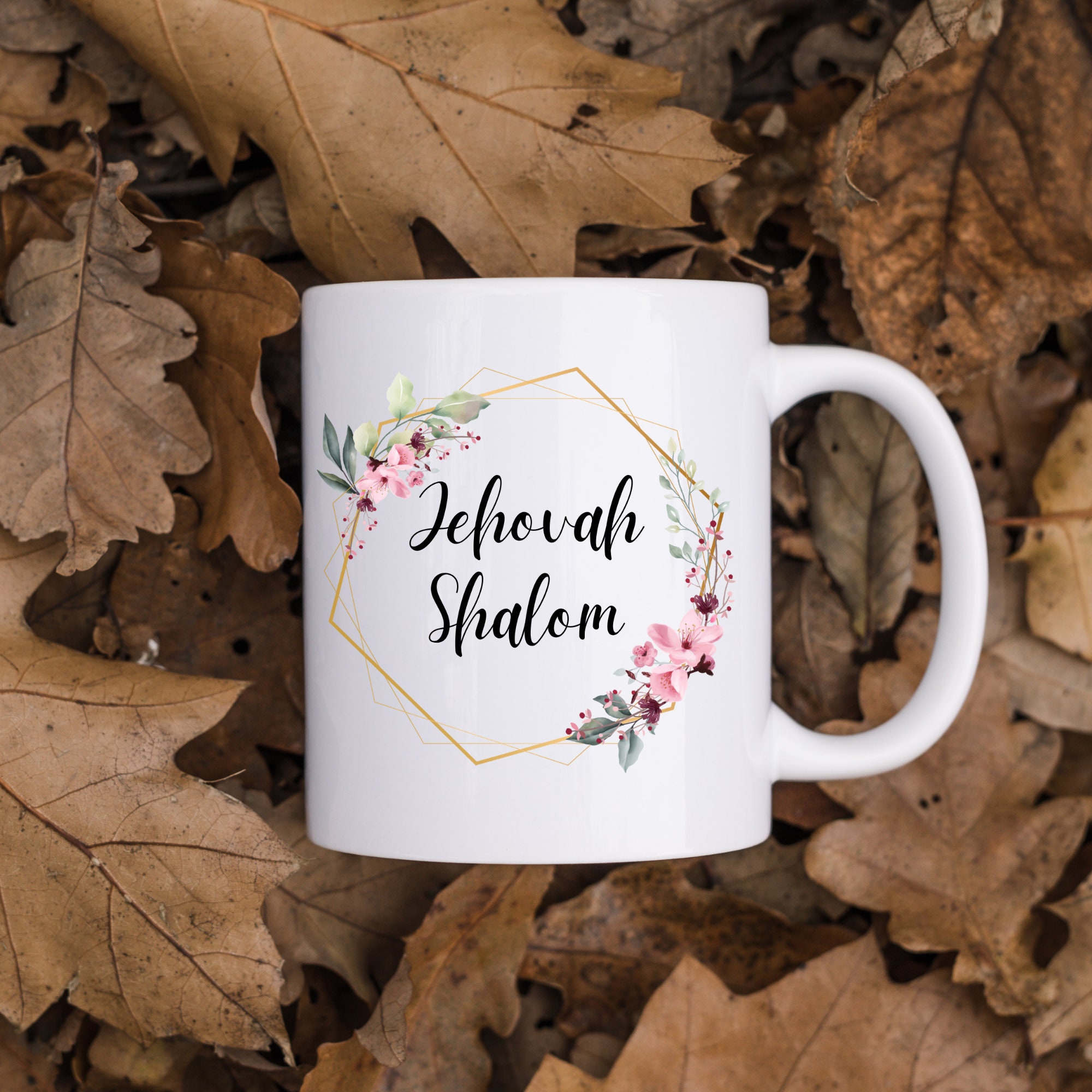 Drink & Barware Bible verse coffee mug Names of God| Jehovah Shalom ...