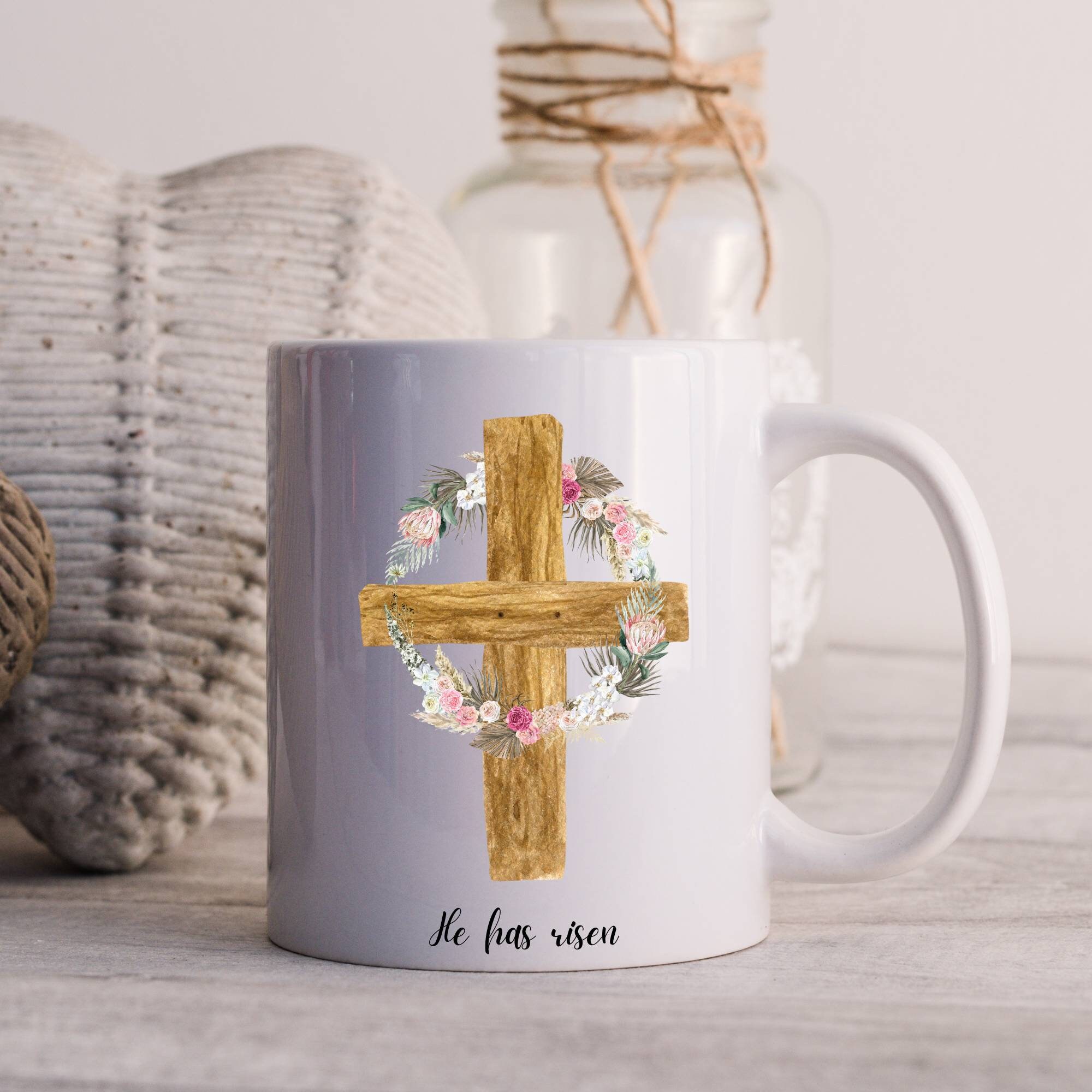 Drinkware The Cross|| Good Friday Easter mug Resurrection Sunday| Bible ...