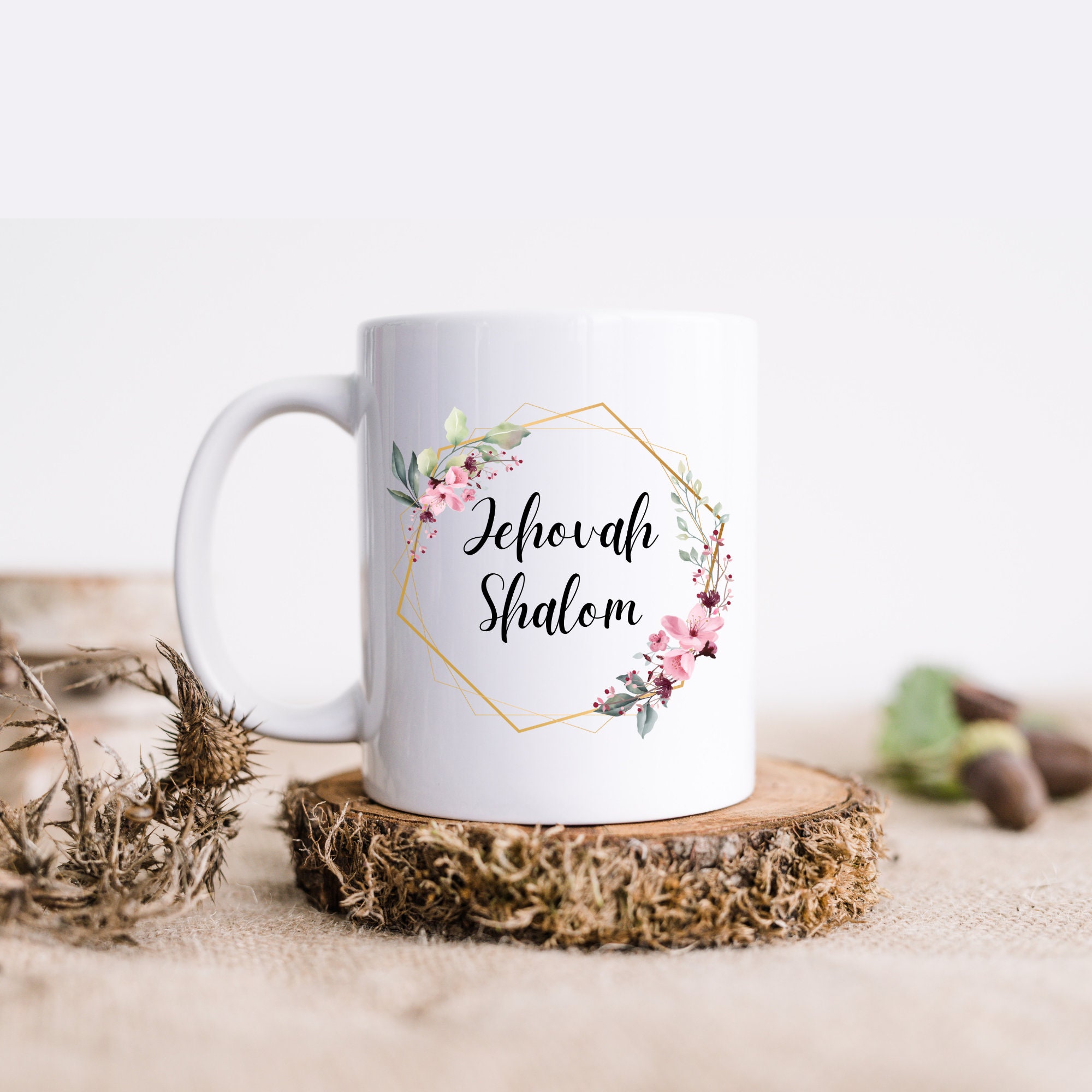 Drink & Barware Bible verse coffee mug Names of God| Jehovah Shalom ...