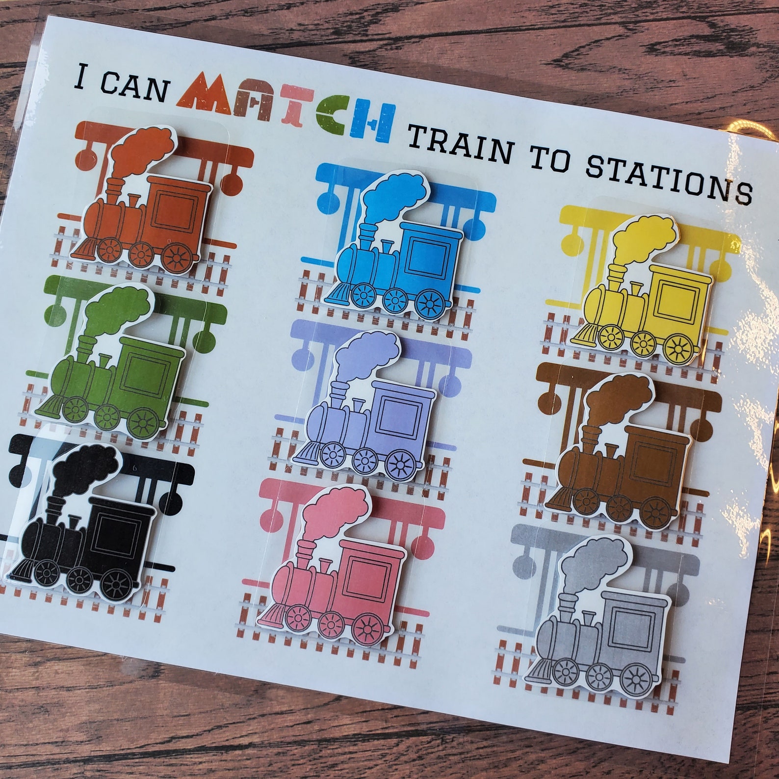 Color Matching Game Bundle, Printable, Toddler Preschool Learning Tool ...