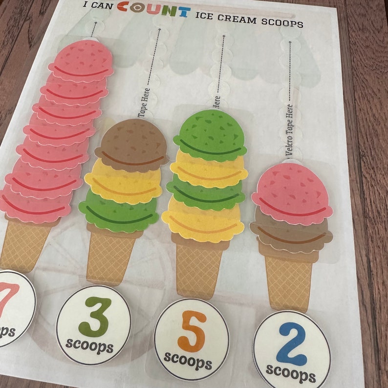 Number Learning Game Bundle, Printable, Toddler Preschool Learning Tool ...