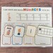 Number Learning Game Bundle, Printable, Toddler Preschool Learning Tool ...