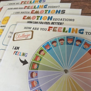 Emotional Intelligence Learning Bundle, Printable, Toddler Preschool ...