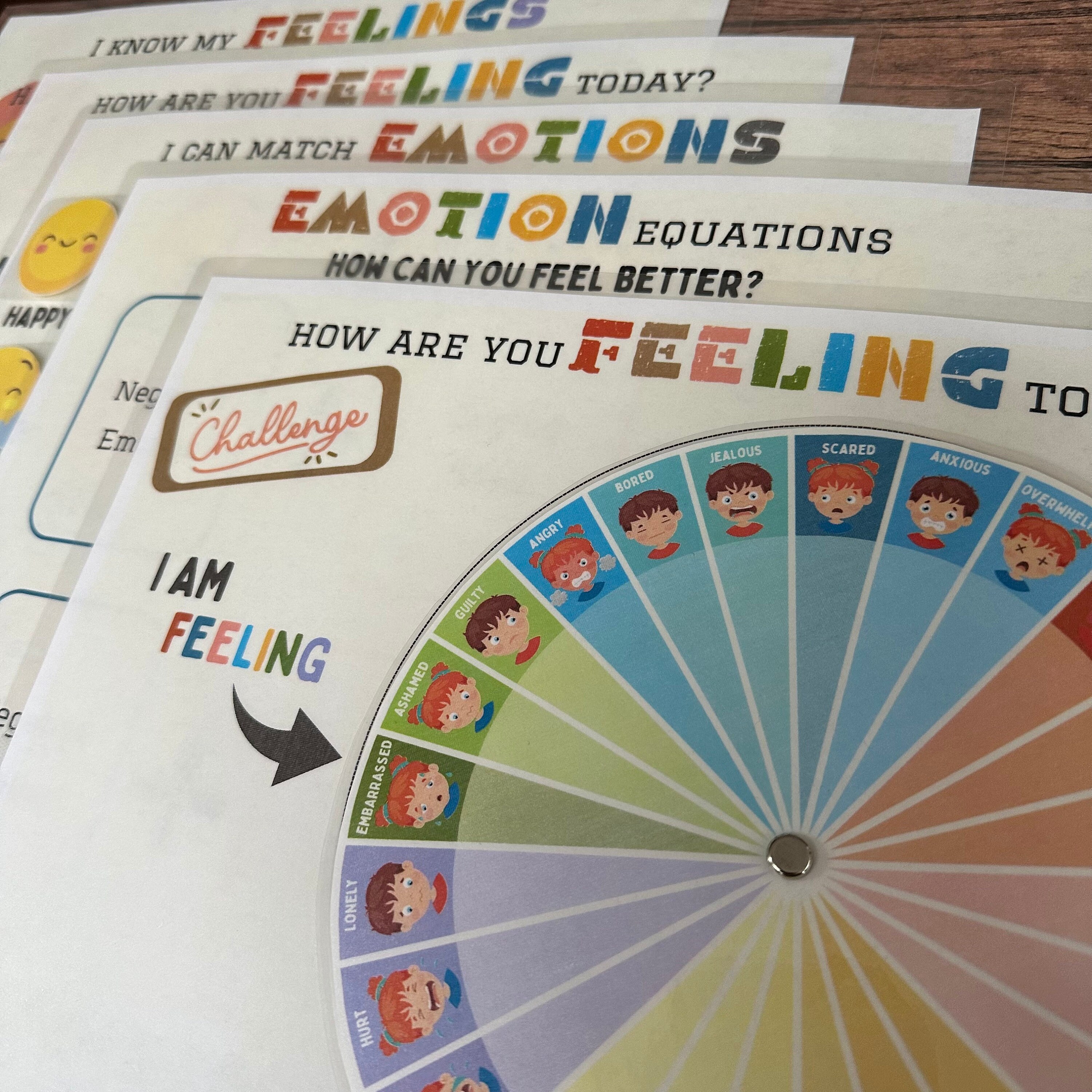 Emotional Intelligence Learning Bundle, Printable, Toddler Preschool ...