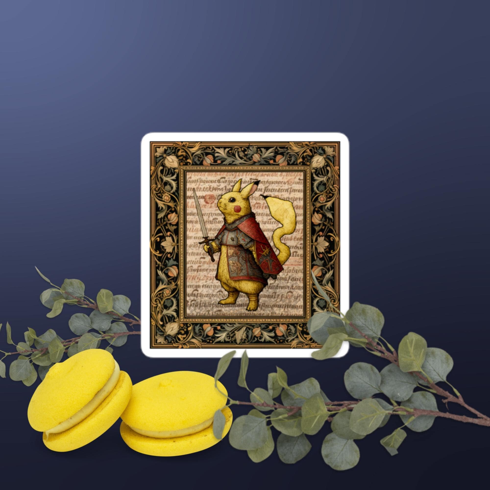 Medieval Pikachu Bubble-free Sticker - Etsy