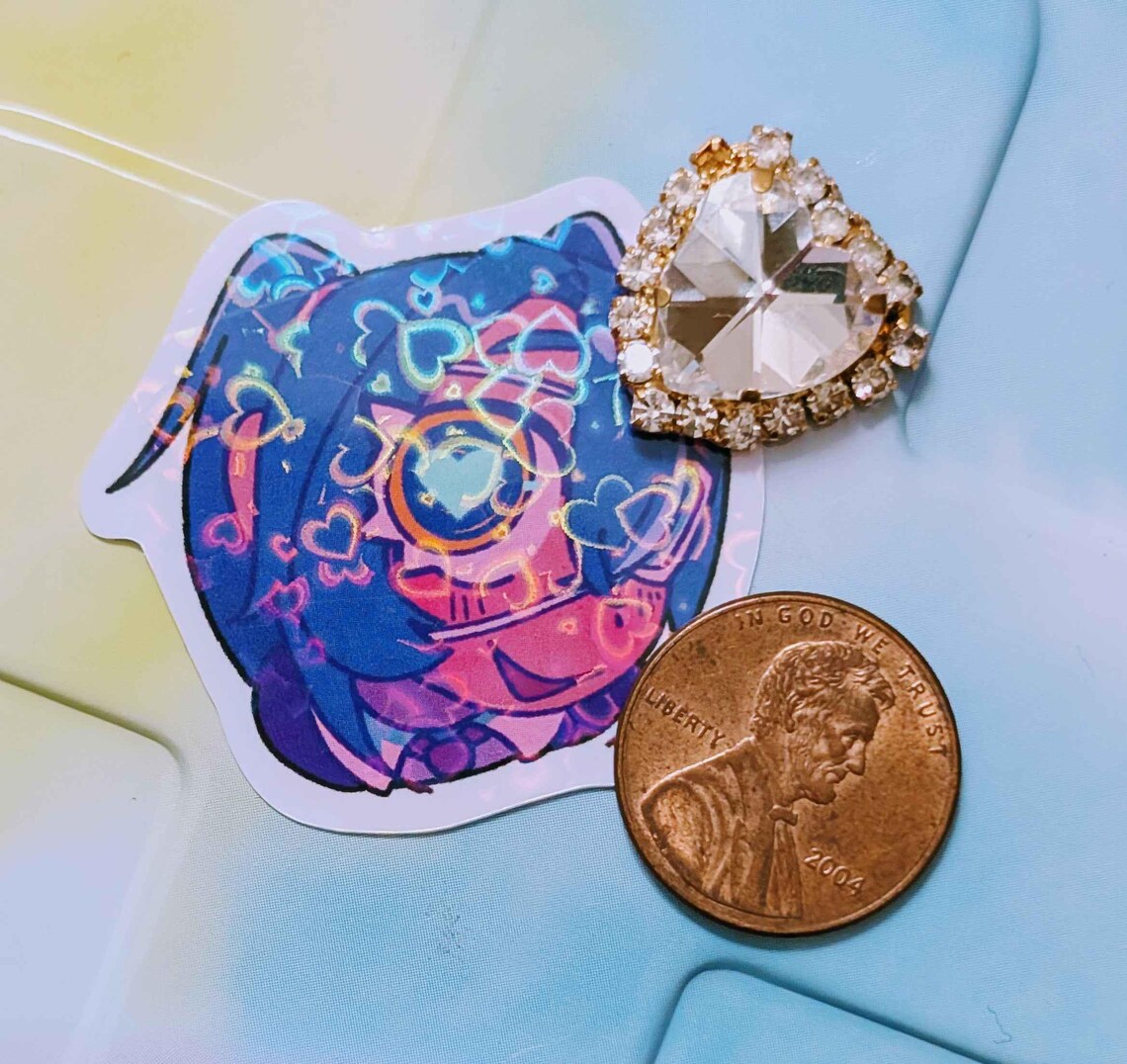 Monitoring Hatsune Miku Peephole-sized Sticker - Etsy