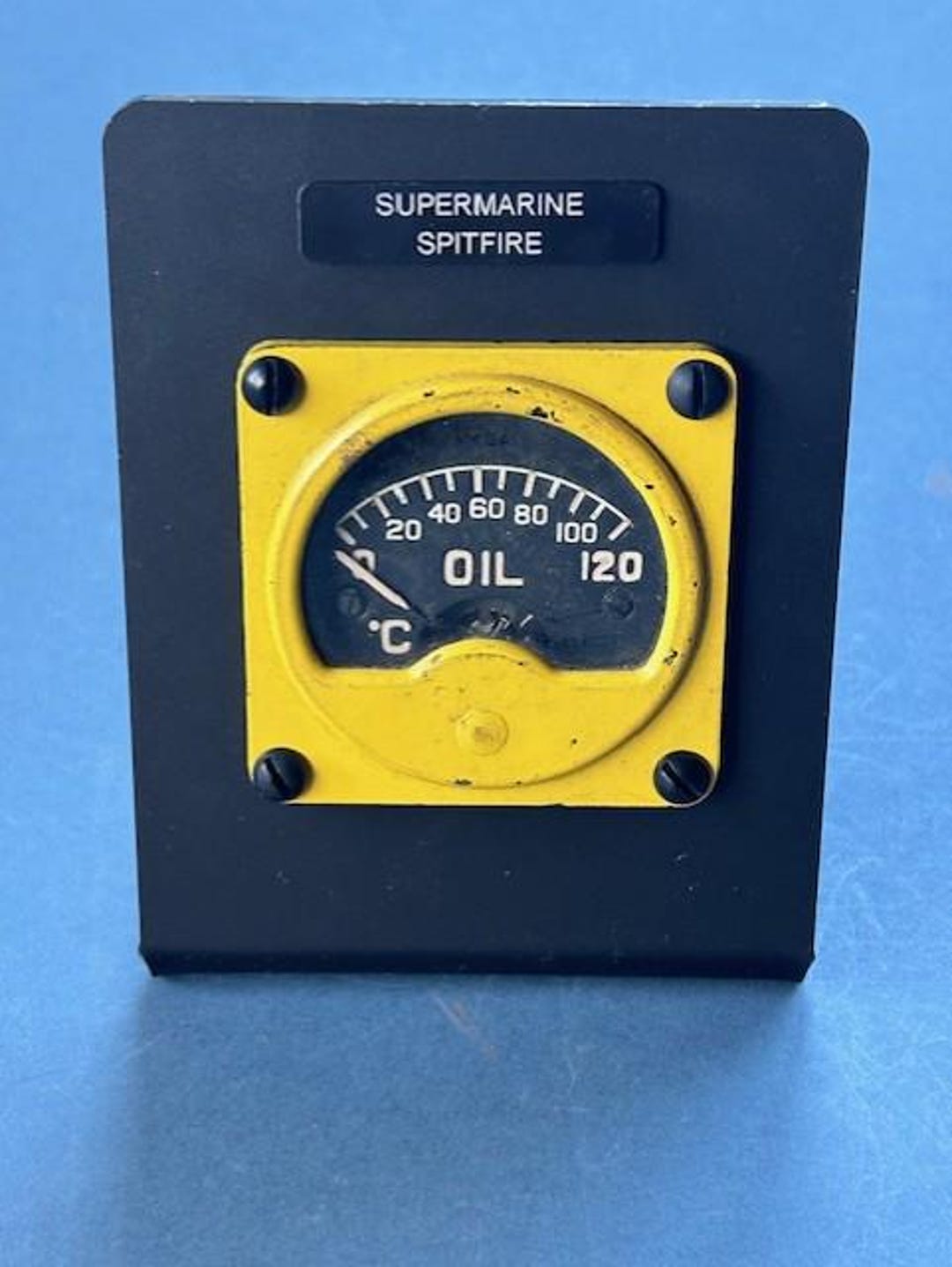 WWII Original Spitfire Oil Temperature Gauge. Spitfire Gift. Dated 1944 ...