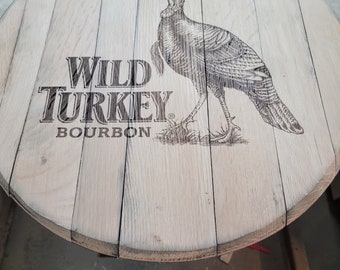 Wild Turkey Kentucky Bourbon Whiskey Barrel Lid/head - Etsy