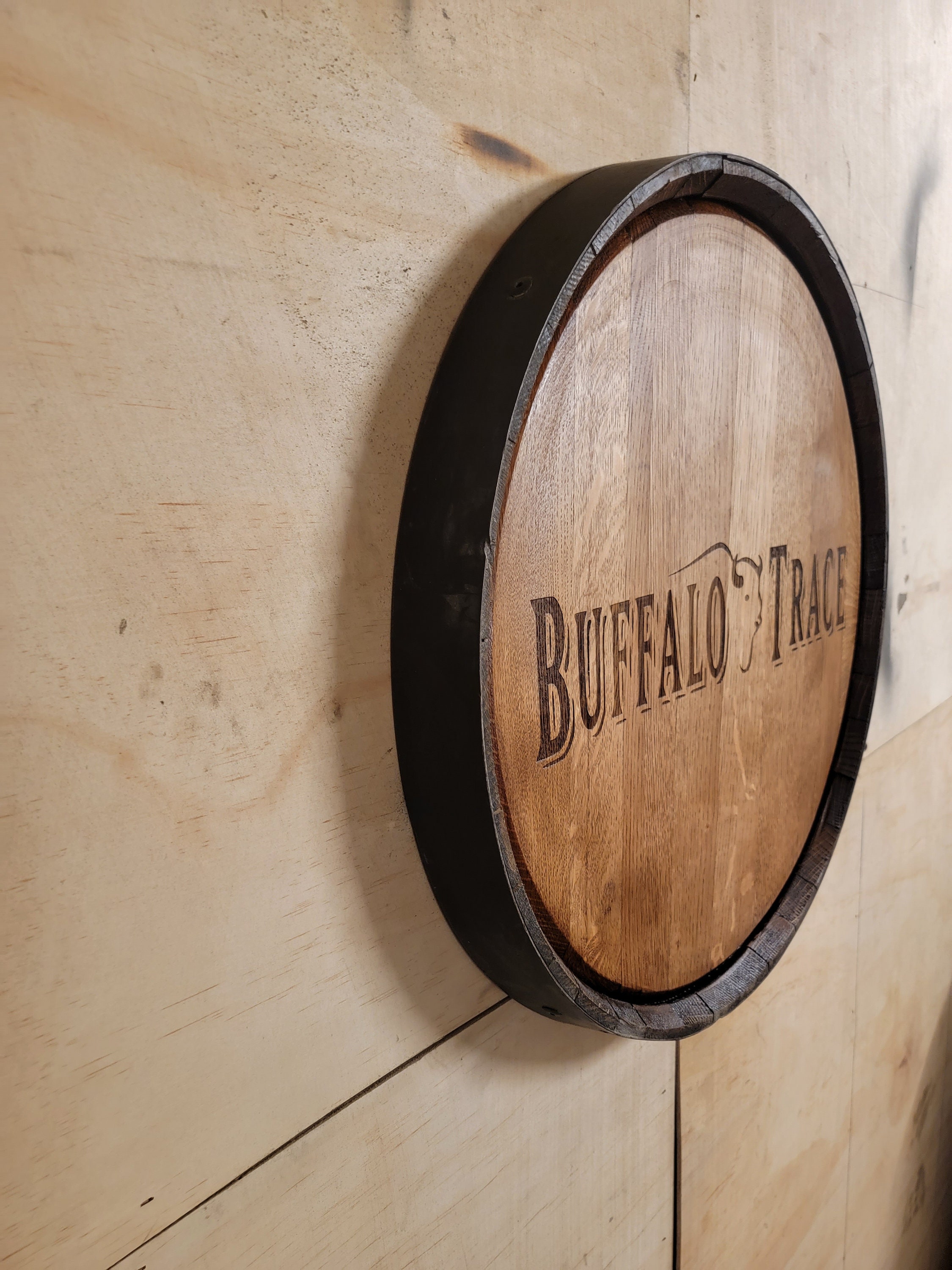 Bourbon Lid With Metal Ring Top of Barrel Buffalo Trace - Etsy