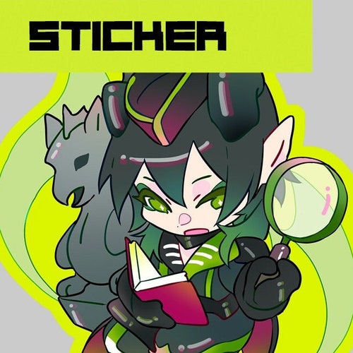 Twisted Wonderland Sticker Cute Riddle Malleus Draconia Vil - Etsy