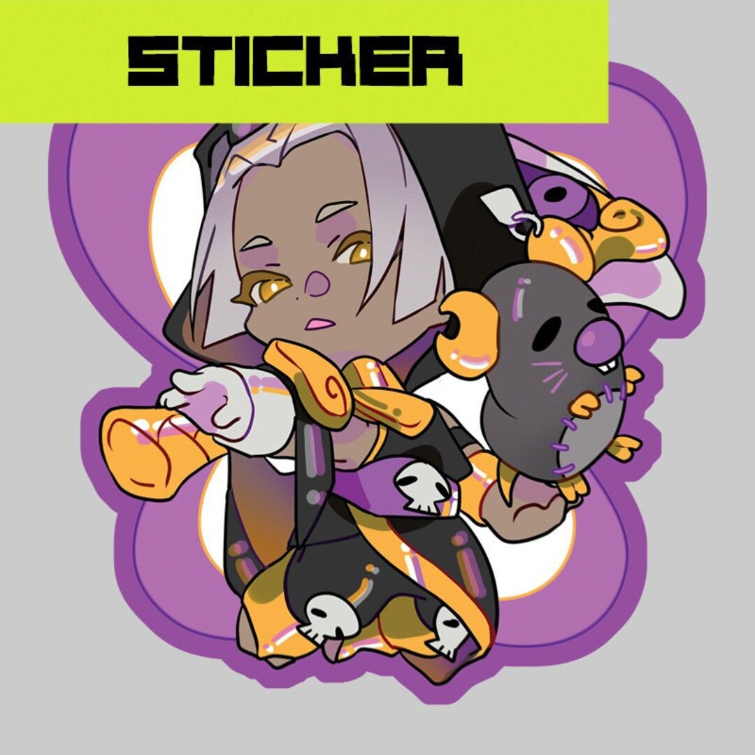 Hades Game Thanatos Sticker Etsy
