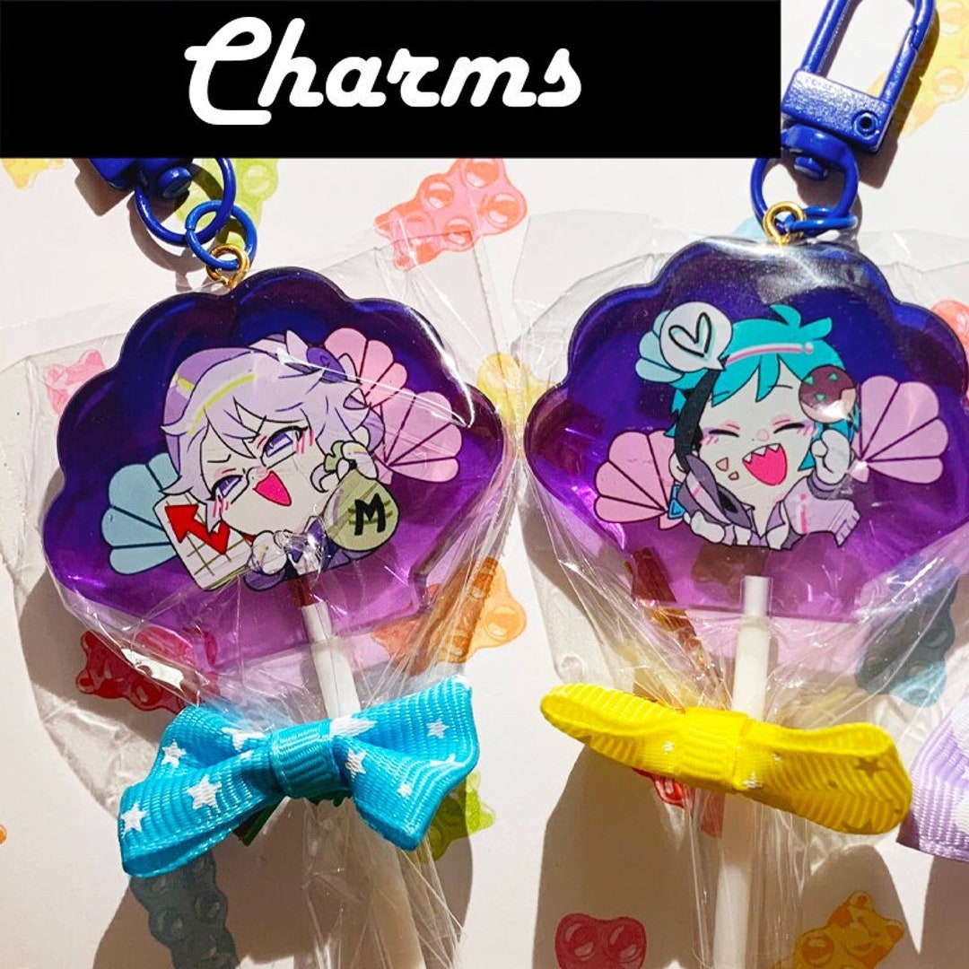 TWST/ FATE/ FE3H Acrylic Lollipop Charms - Etsy