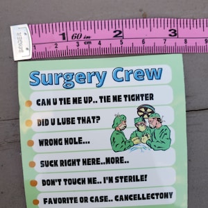 OR Nurse Sticker, Funny OR Meme, Surgery Nurse Sticker, Scrub Tech ...