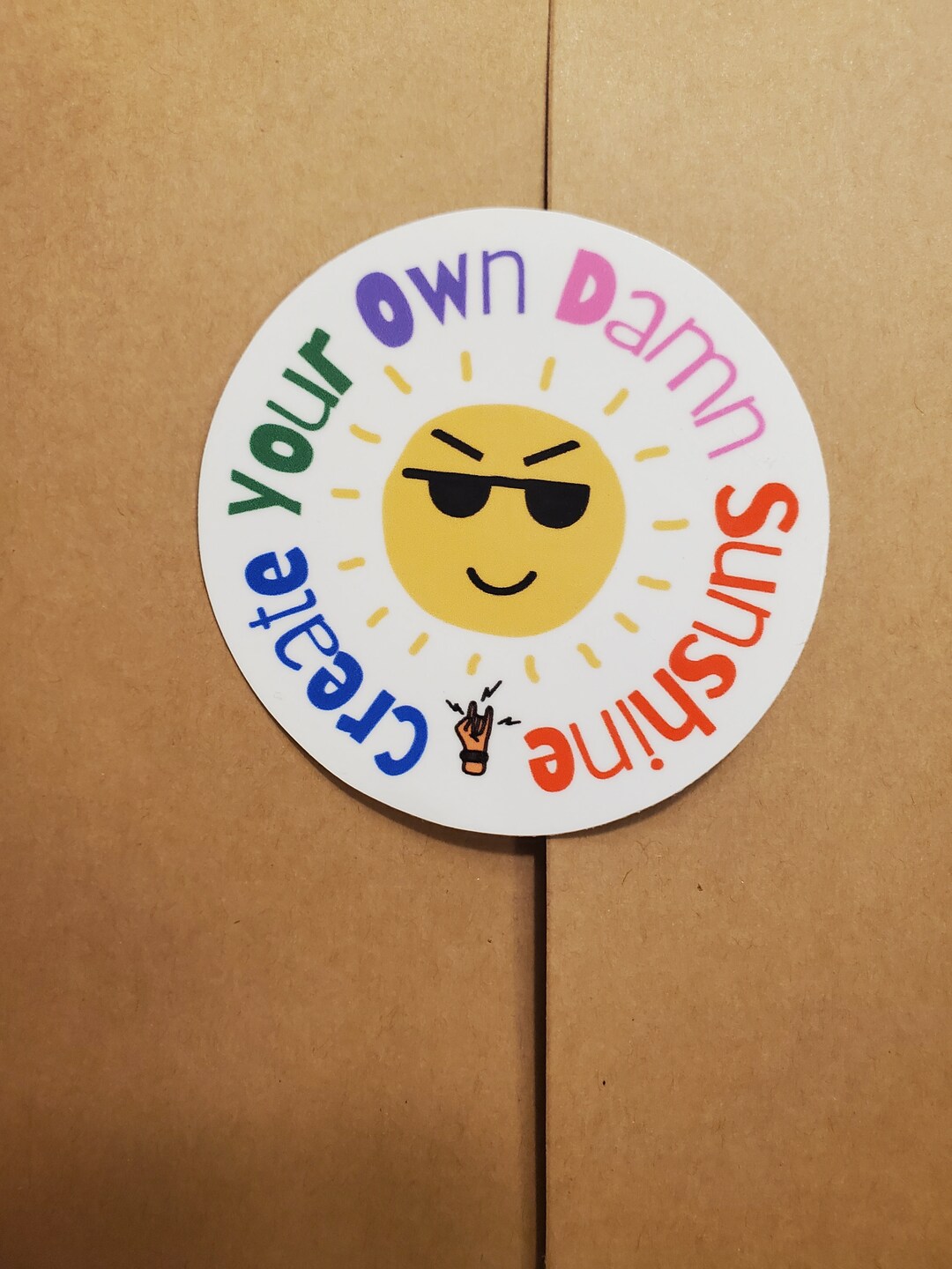 Positive Vibe Sticker, Happy Sticker, Retro Sticker, Encouragement ...