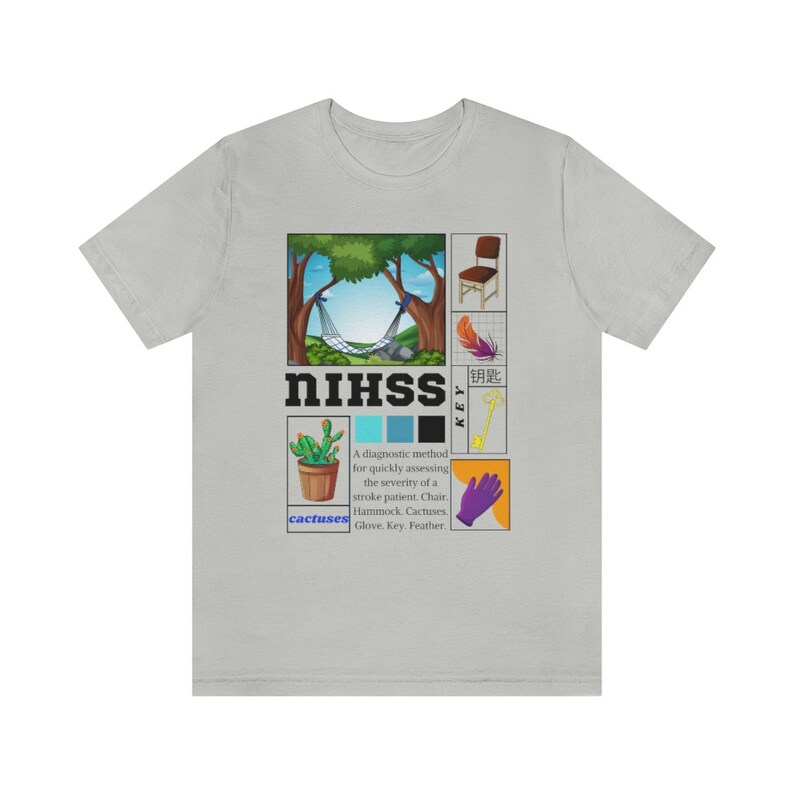 Unisex Nihss T Shirt Neuro Pcu Nurse Neuro Icu Nurse T - Etsy