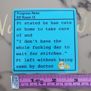 Emergency Room Nurse Sticker, Emergency Department Nurse Sticker, ER ...