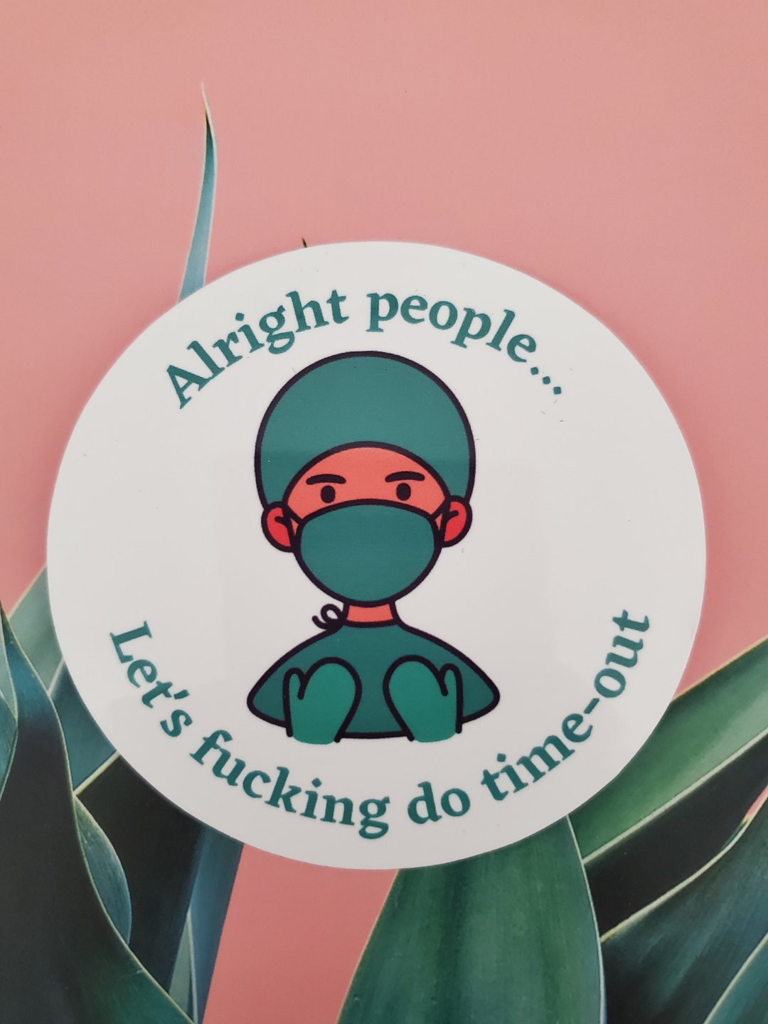 OR Nurse, OR Tech, Surgeon, Med-student, Operating Nurse Sticker, Nurse ...